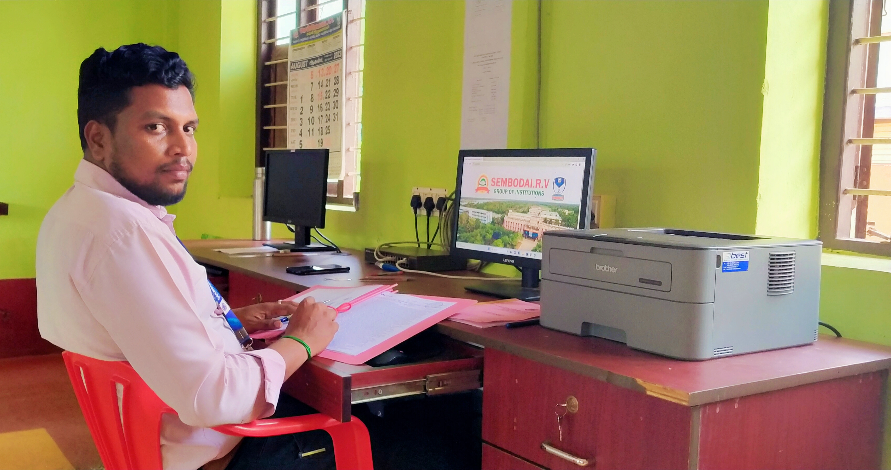 Student Welfare_desk - Sembodai Rukmani Varatharajan Engineering College